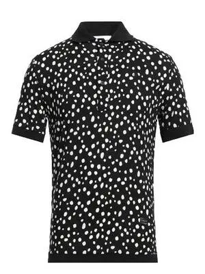 GAËLLE PARIS Polo Shirt Size Viscose, Cotton - Black