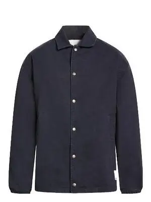 Emporio Armani Cotton Gabardine Jacket - Navy