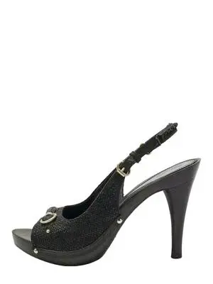 Dior My Peep-toe Heeled Pumps - Black