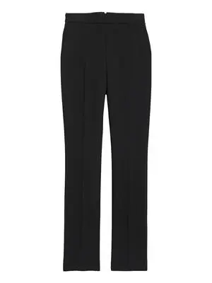 Sportmax Teoria Twill Slim-leg Pants - Black
