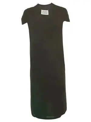 MAISON MARGIELA V-neck Dress - Black