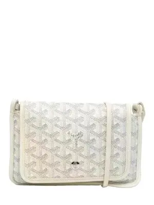 Goyard 2021 Ine Plumet Pocket Wallet Crossbody Bag - White