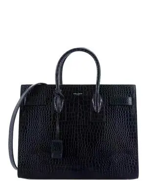 SAINT LAURENT Sac De Jour NM Embossed Tote