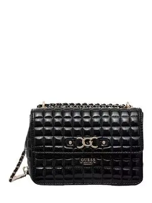 Guess Quilted Crossbody Bag - Black