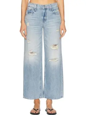 MOTHER The Down Low Spinner Hover Denim - Holy Roller