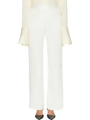 FLEUR DU MAL Tuxedo Pant - Ivory
