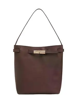 Longchamp Le Smart Shoulder Bag - Brown