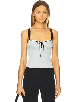 With Jéan Ryder Top - Blue