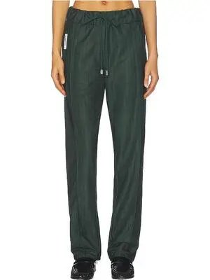 Gcds Triacetate Pinstripe Jogger - Forest