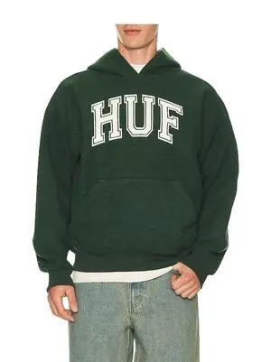 HUF Cracked Arch Inside Out Hoodie - Forest Green