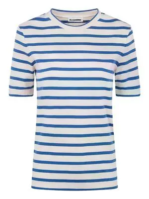 JIL SANDER Striped T-shirt - Neutrals