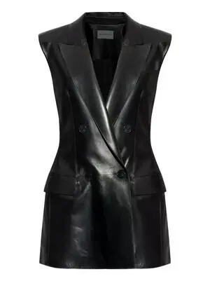 Givenchy Double-breasted Sleeveless Jacket - Black