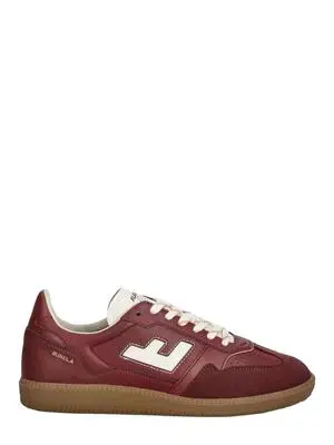Flamingos Burela Slim Perforated Logo Sneakers - Red