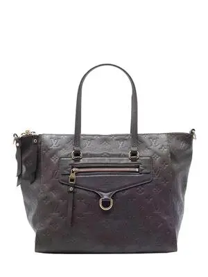 LOUIS VUITTON 2012 Monogram Empreinte Lumineuse Pm Tote Bag - Brown