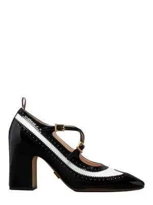 Thom Browne 75mm Criss-cross Pumps - Black