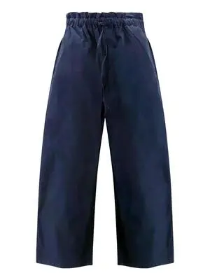 Polo Ralph Lauren Drawstring Waist Palazzo Pants - Blue