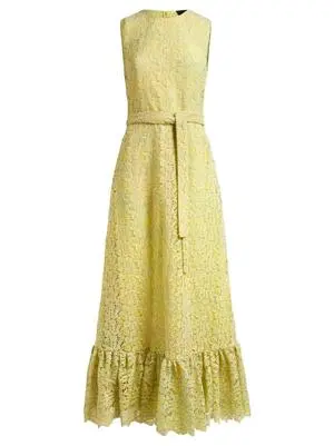 ETRO Macramé Lace Maxi Dress