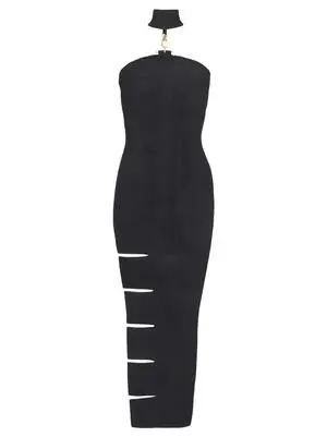 Balmain Strapless Tube Dress - Black