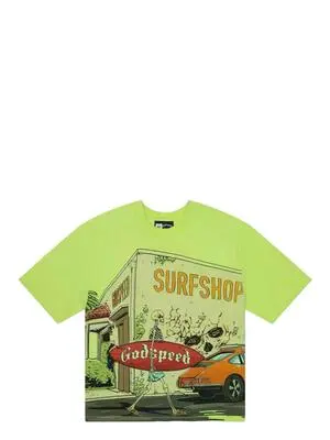 GODSPEED Surf Shop Graphic T-shirt - Green