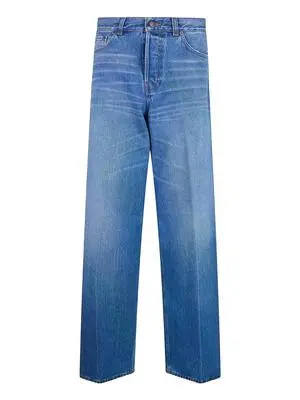 HAIKURE Button Jeans - Blue