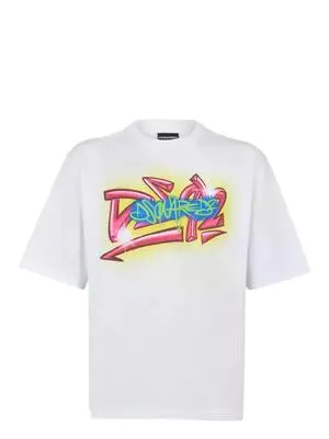 Dsquared2 Graphic-print T-shirt - White