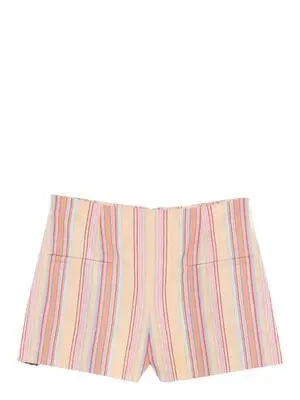 Faithfull The Brand Striped Pocket Shorts - Neutrals