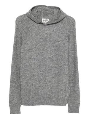 MC2 SAINT BARTH Shawl-neck Knitwear - Grey