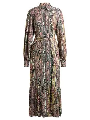 Etro Paisley-print Shirt Dress - Pink
