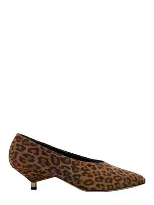 MARANT ETOILE Ebisa Leopard-Print Suede Pumps