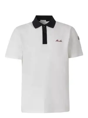 Moncler Logo-embroidery T-shirt - White