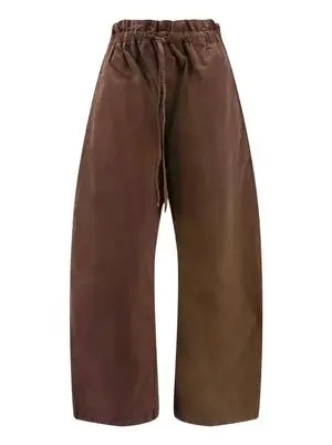 Polo Ralph Lauren Drawstring-waist Palazzo Pants - Brown