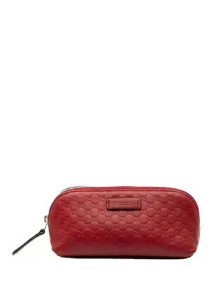 Gucci 2000-2015 Ssima Pouch - Red
