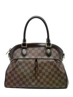 LOUIS VUITTON 2009 Damier Ebene Trevi Pm Satchel - Brown