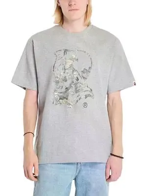 A BATHING APE Tree Edge Camo General T-shirt - Grey