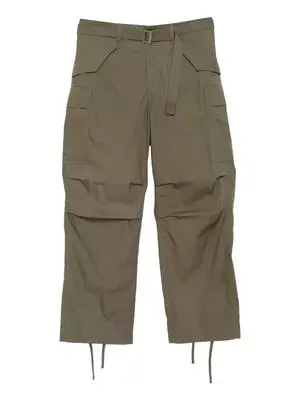 Sacai Belted Cargo Pants - Green