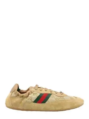 Gucci Logo Web-detail Sneakers - Neutrals