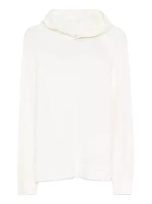 MC2 SAINT BARTH Hooded Knitwear - White