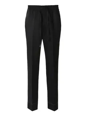 Brioni Drawstring Trousers - Black