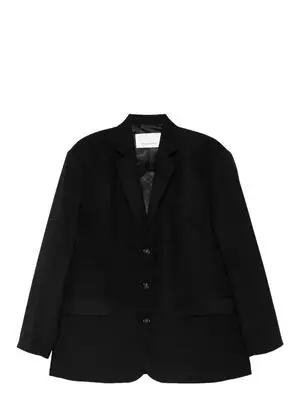 THE FRANKIE SHOP Flap-pocket Single-breasted Blazer - Black