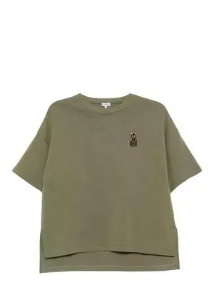 Loewe Logo-embroidered T-shirt - Green