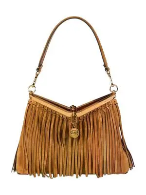Etro Vela Fringing Shoulder Bag - Brown