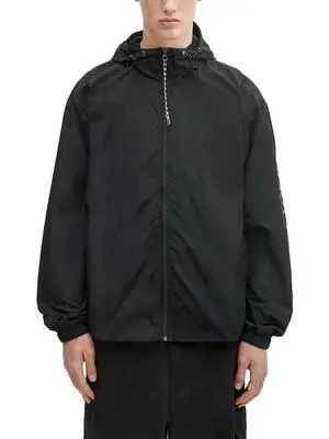 Aries Hooded Zip Jacket - Black