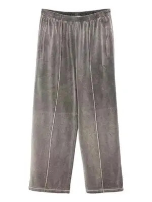 Alexander Wang Crystal-embellished Track Pants - Grey