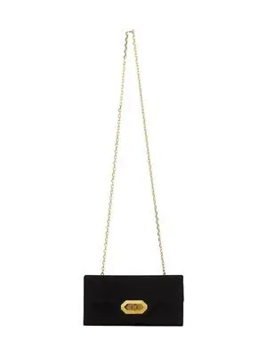 LANVIN Chain Detail Clutch Bag - Black