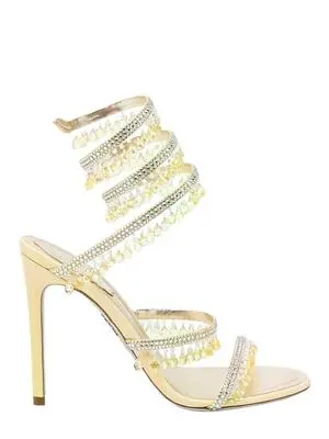 Rene Caovilla 105mm Chandelier Sandals - Yellow