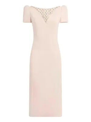Jenny Packham Vienna Embellished Puffed Dress - Pink