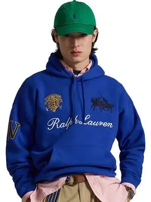 Ralph Lauren Relaxed Fit Heavyweight Fleece Hoodie - New Sapphire