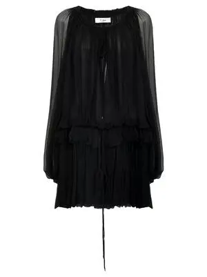 Chloé Long-sleeved Mini Dress - Black