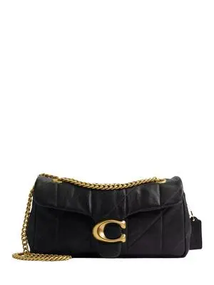 COACH Tabby Quilted Leather Shoulder Bag - Black