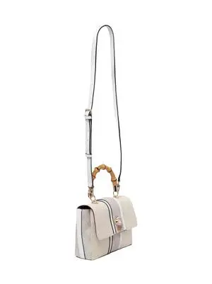 Guess Bamboo-handle Cross-body Bag - Neutrals